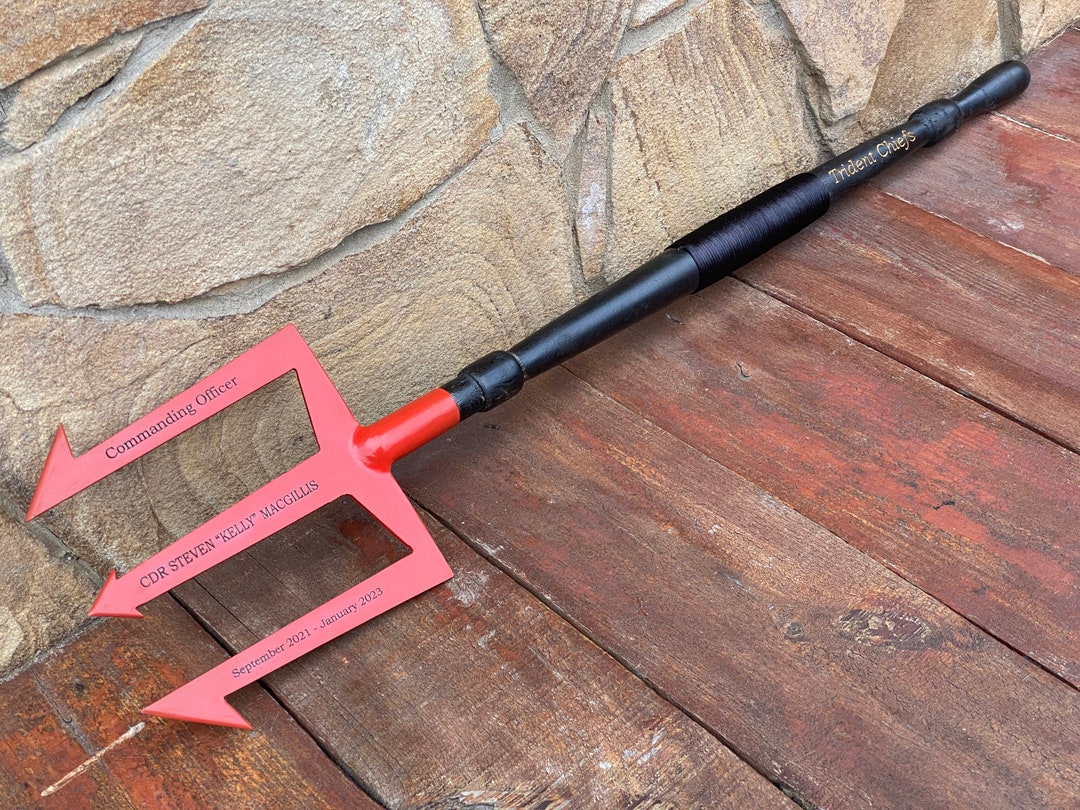 Engraved Trident, Trident, Personalized Trident, Neptune, Poseidon ...
