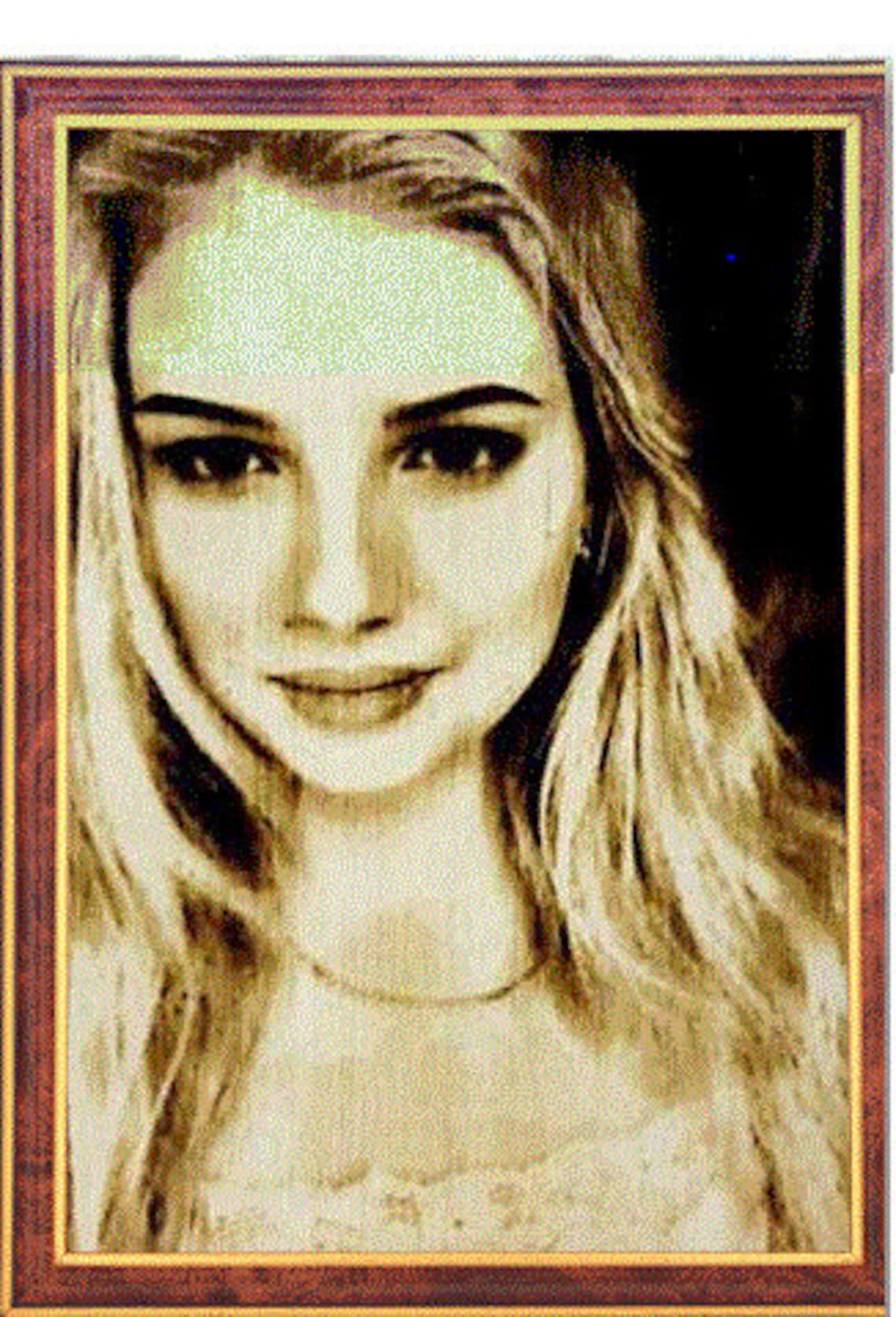 Custom Portrait Wood Burning Portrait Pyrography Art Work | Etsy