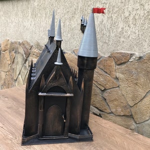 Castle Mailbox, Post Box, Custom Mailbox, Mailbox Post, Wedding Card ...