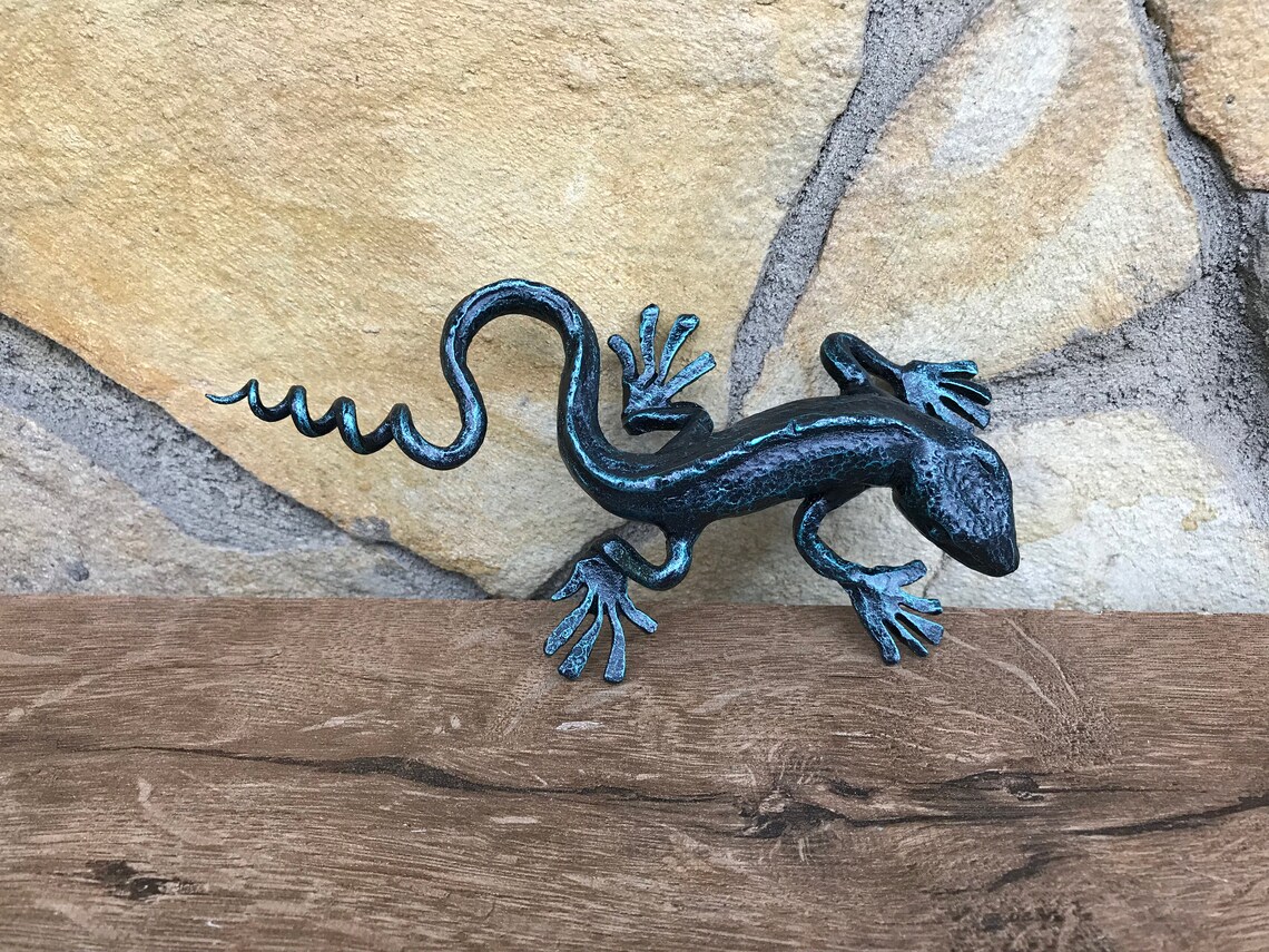 Corkscrew Lizard Bottle Opener Iron Gift for Him Wine - Etsy