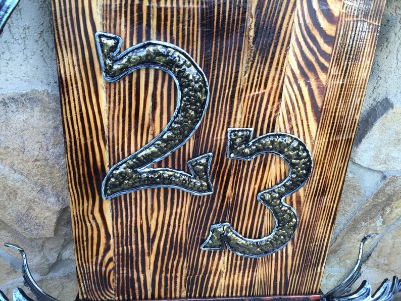 House Number Metal Art Numbers Decorative Numbers Metal - Etsy