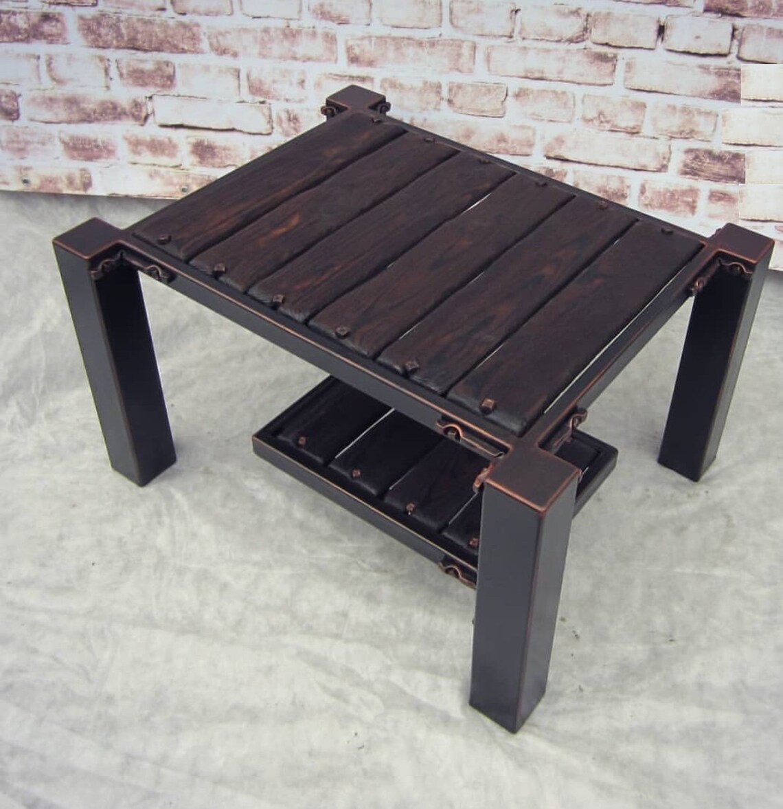 Hand Forged Table Steampunk Table Loft Table Loft Forging - Etsy