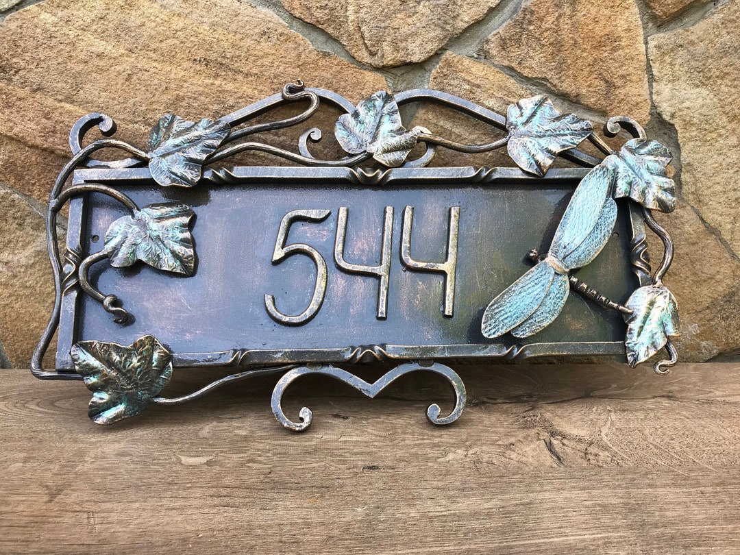 House Number Sign, House Number Plaque, Address Plaque, Address Sign ...