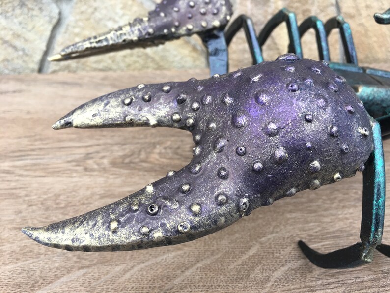 Hand Forged Scorpion Metal Scorpion Metal Art Metal Art | Etsy