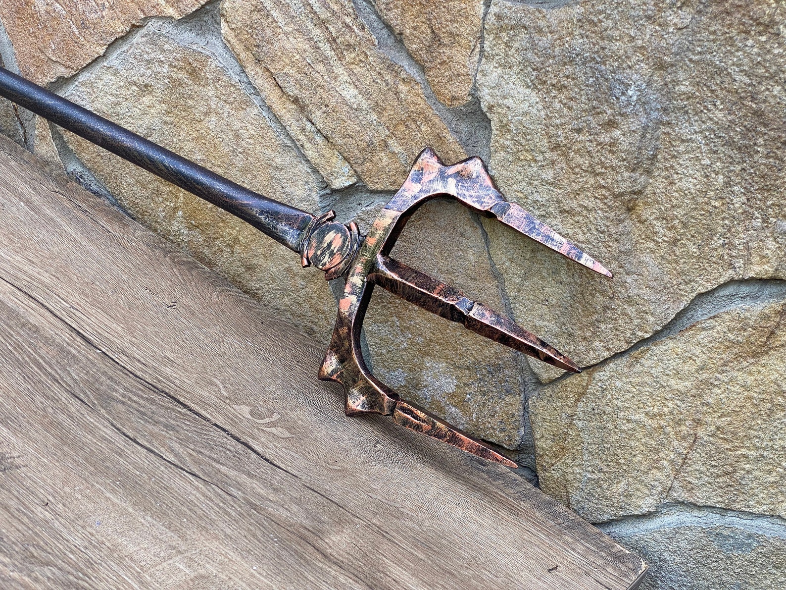 Poseidon Neptune Mermaid Hand Forged Cosplaychristmas | Etsy