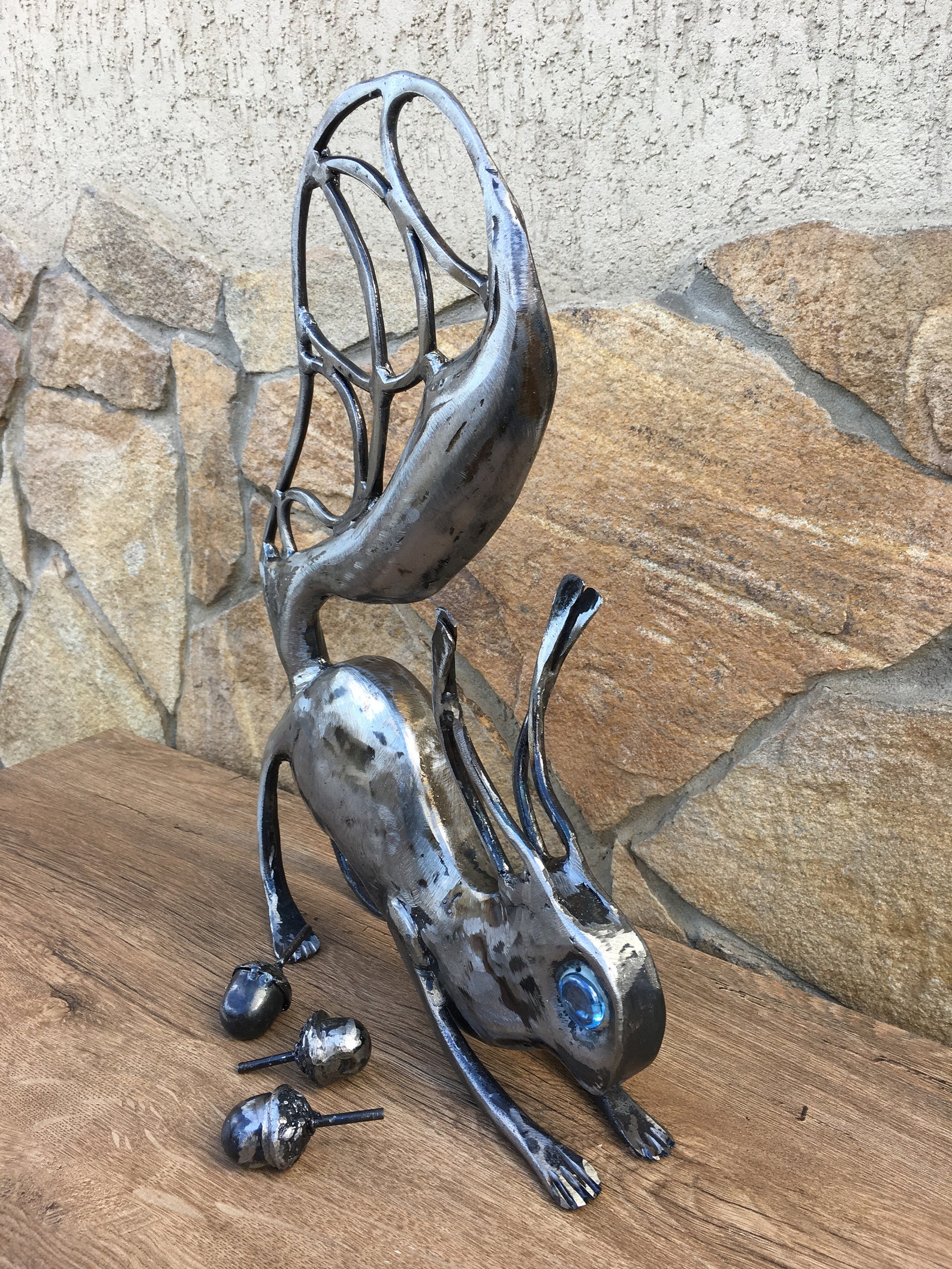 Hand Forged Squirrel Squirrel Amigurumi Metal Squirrel - Etsy