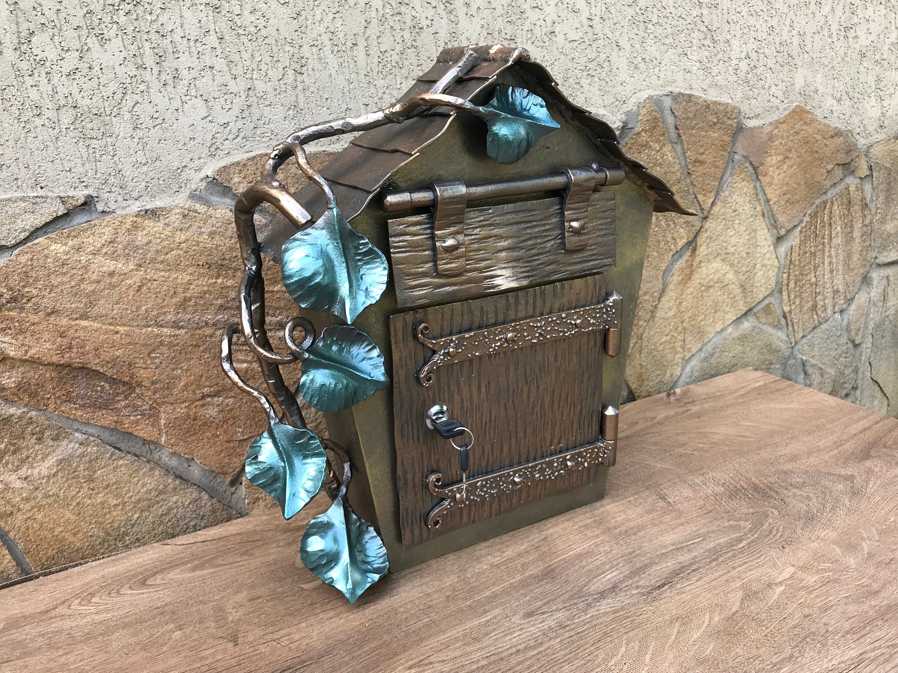 Hand Forged Post Box Lock Box Mail Box Letter Box Royal | Etsy Canada