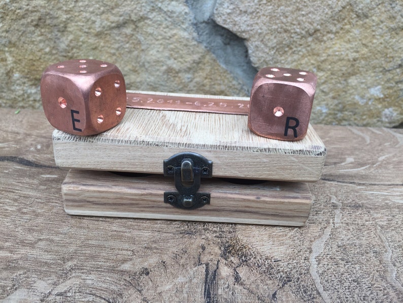 Engraved Copper Gift Copper Gifts Copper Dices Engraved - Etsy