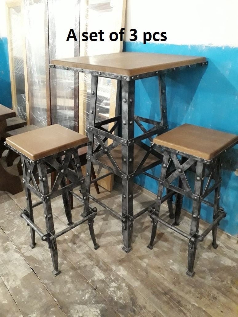 Bar Furniture Set Loft Furniture Bar Furniture Chair | Etsy