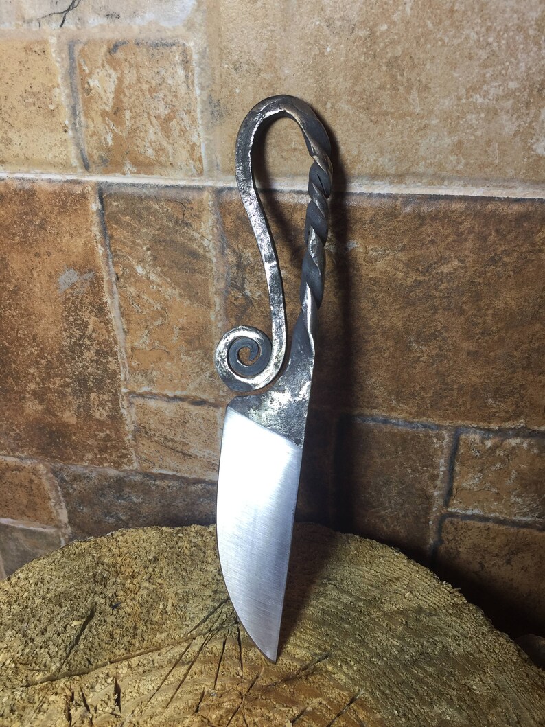 Viking knife hand forged knife rustic knifemedieval | Etsy