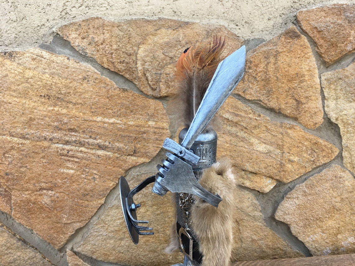 Knight viking recycled decor medieval decor mid century | Etsy