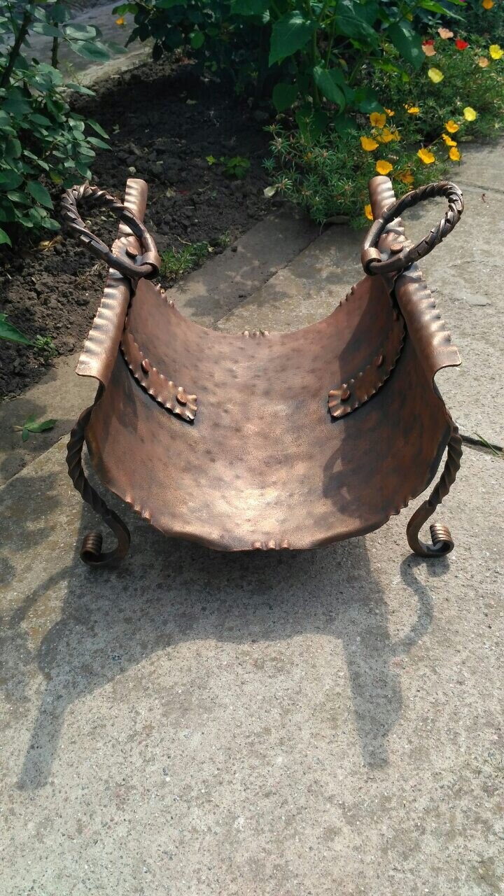 Fireplace log rack fireplace log holder medieval tools | Etsy