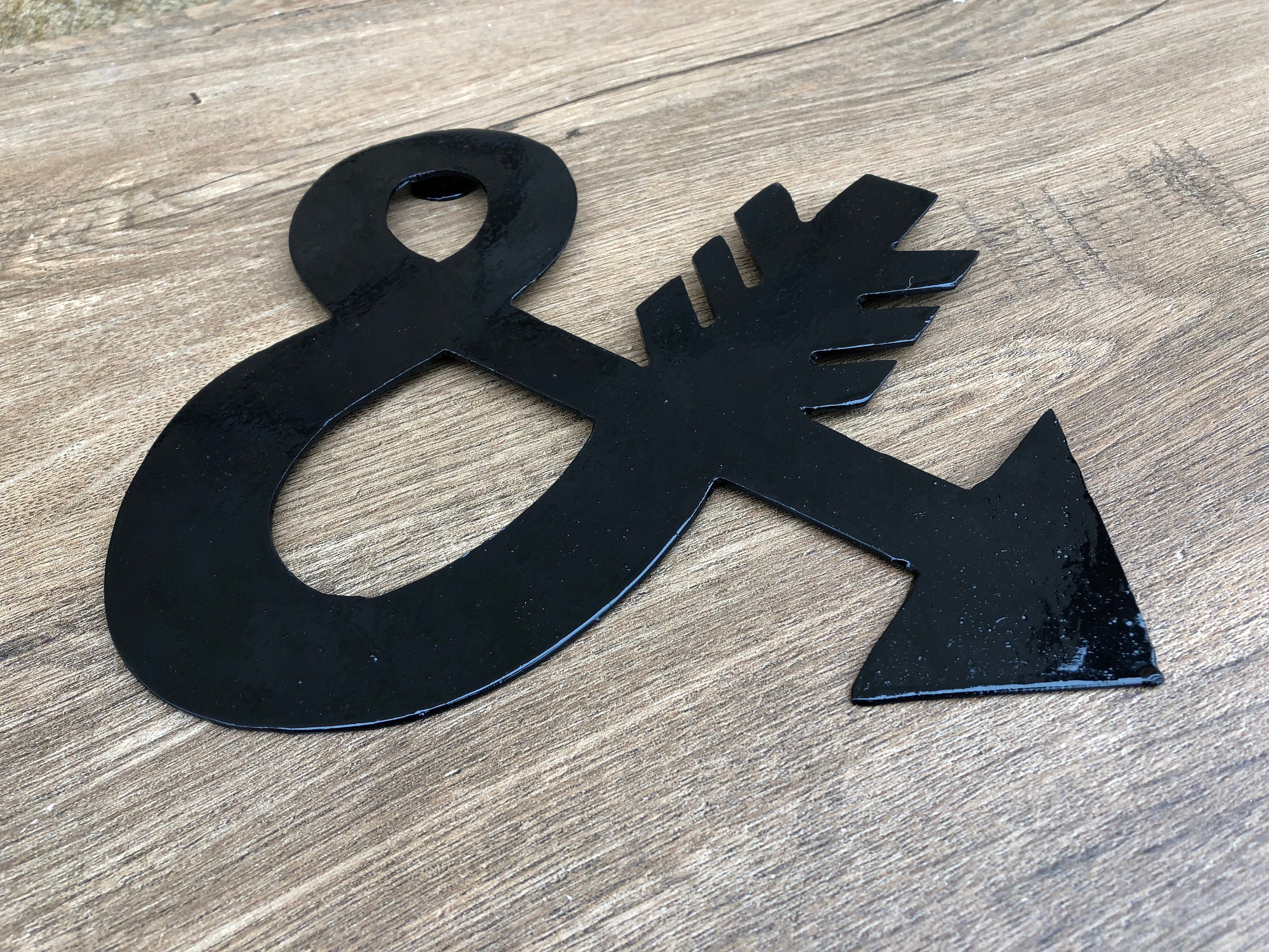 Ampersand Sign Signs Metal Sign Hand Forged Sign Iron | Etsy