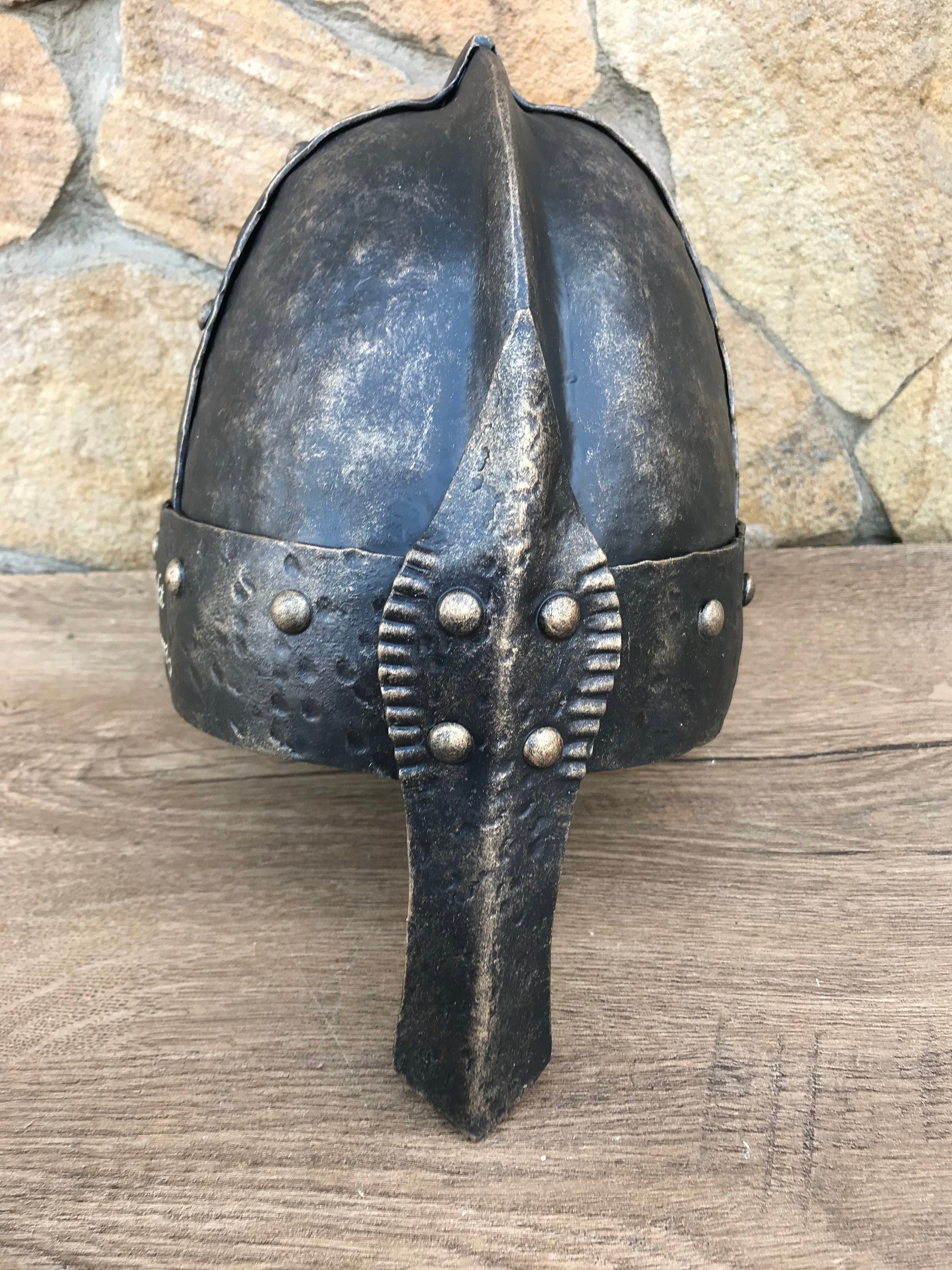 Engraved helm personalized gift viking helm helm medieval | Etsy