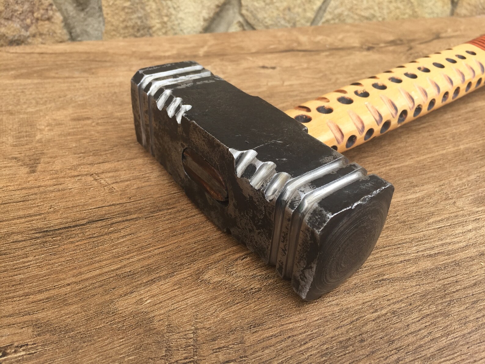 Hand Forged Hammer Blacksmith Hammer Iron Gift for Him | Etsy