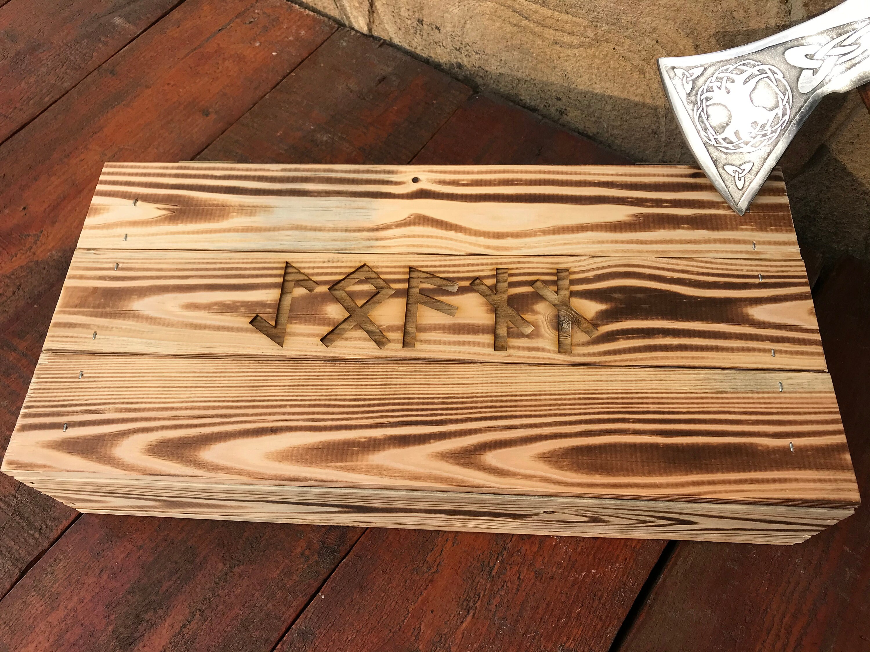 Runic Gift Runic Axe Mens Gift Tree of Life Viking Axe | Etsy