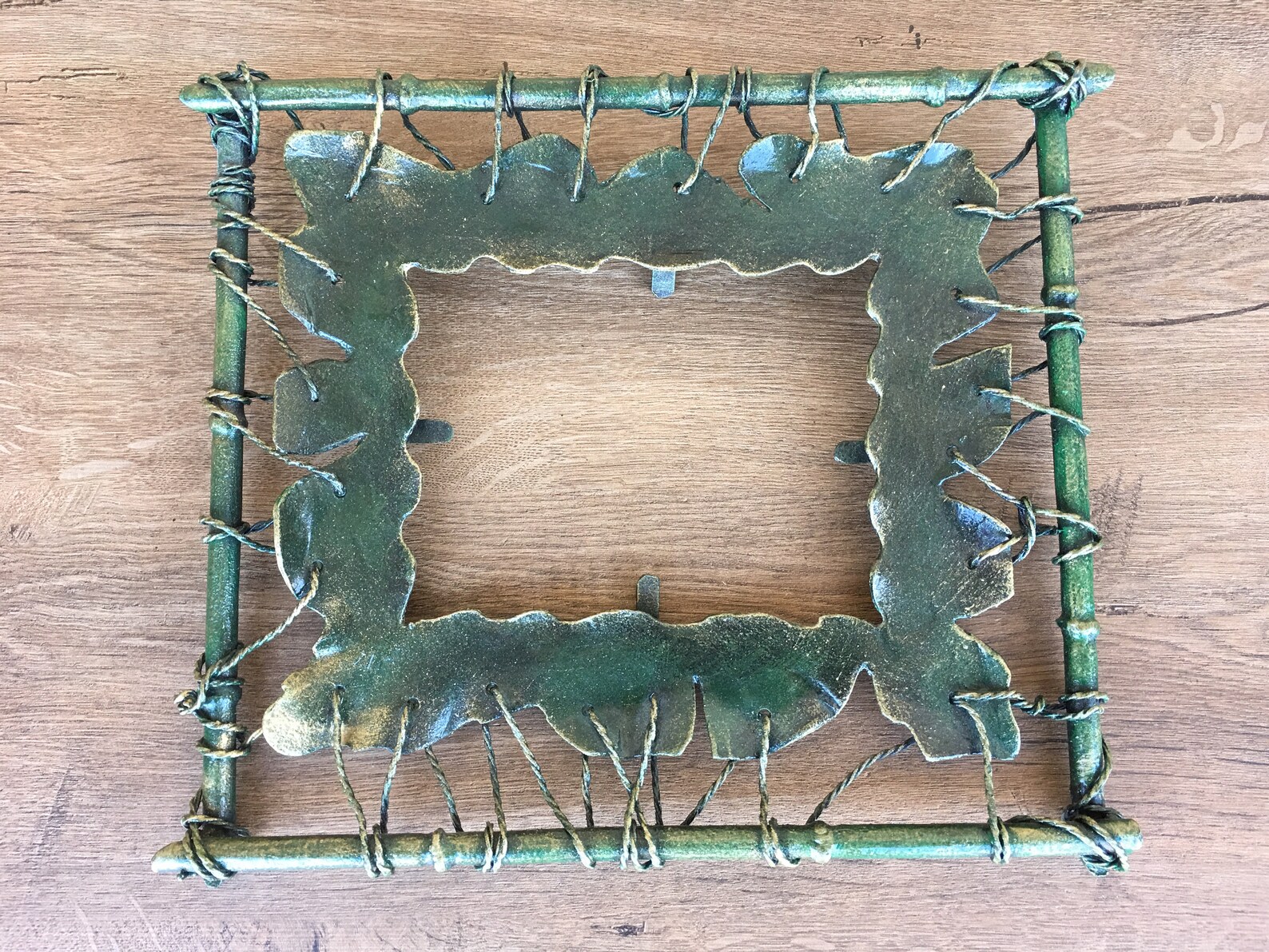 Photo Frame Forged Photo Frame Wrought Iron Photo Frame - Etsy