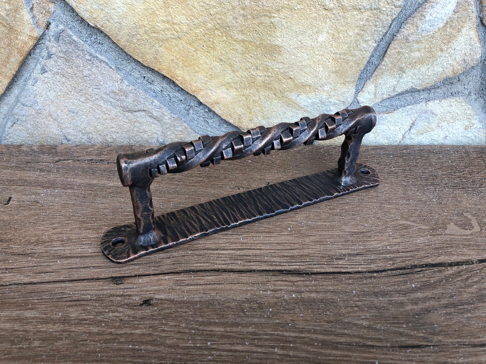 Barn door handles steampunk door pulls metal sculpture | Etsy