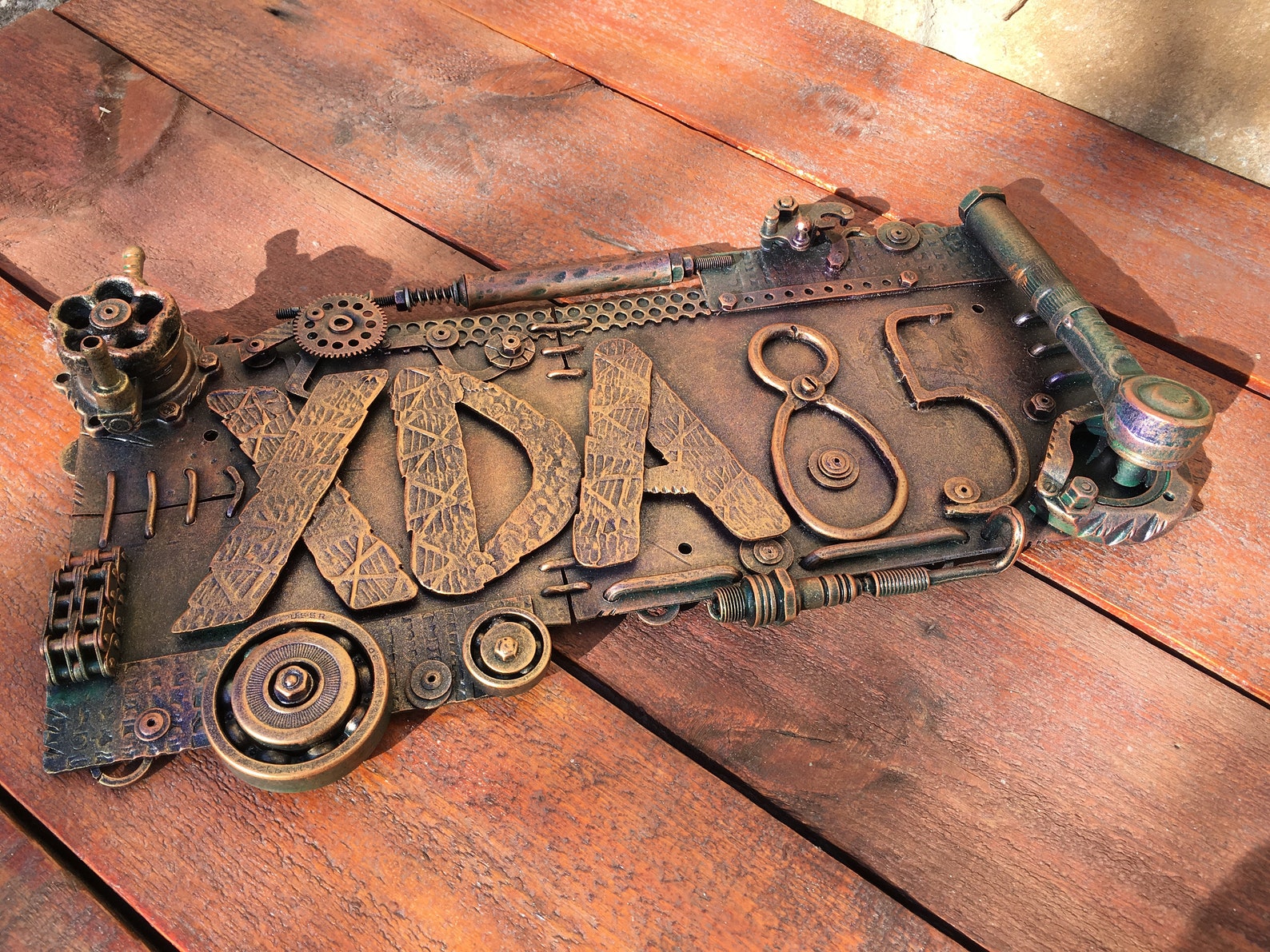Steampunk Plaque Steampunk Plate Steampunk Sign House - Etsy
