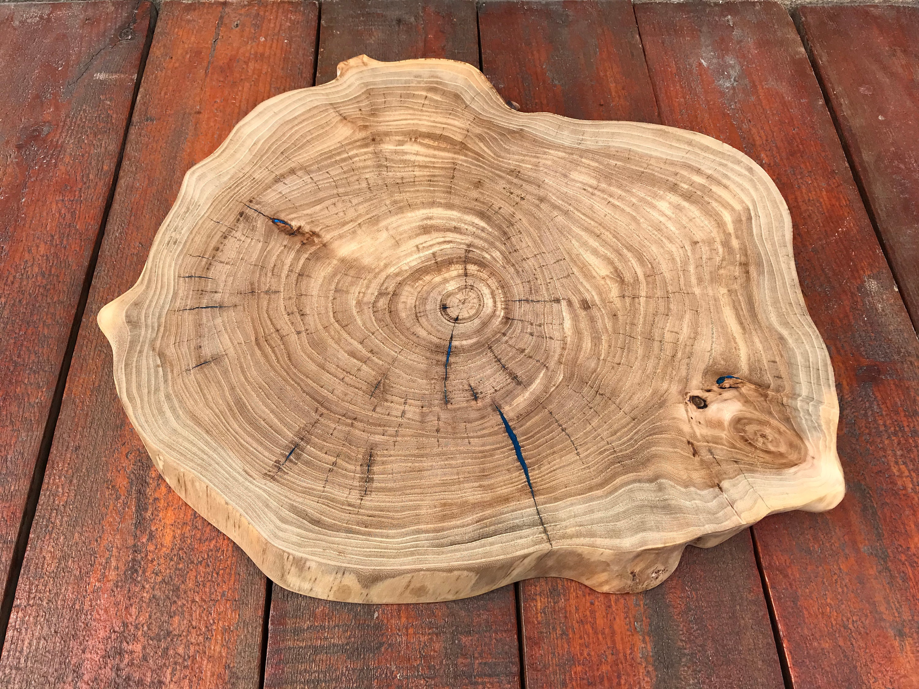 coffee table No13 epoxy resin live edge curly acacia slab Materials ...