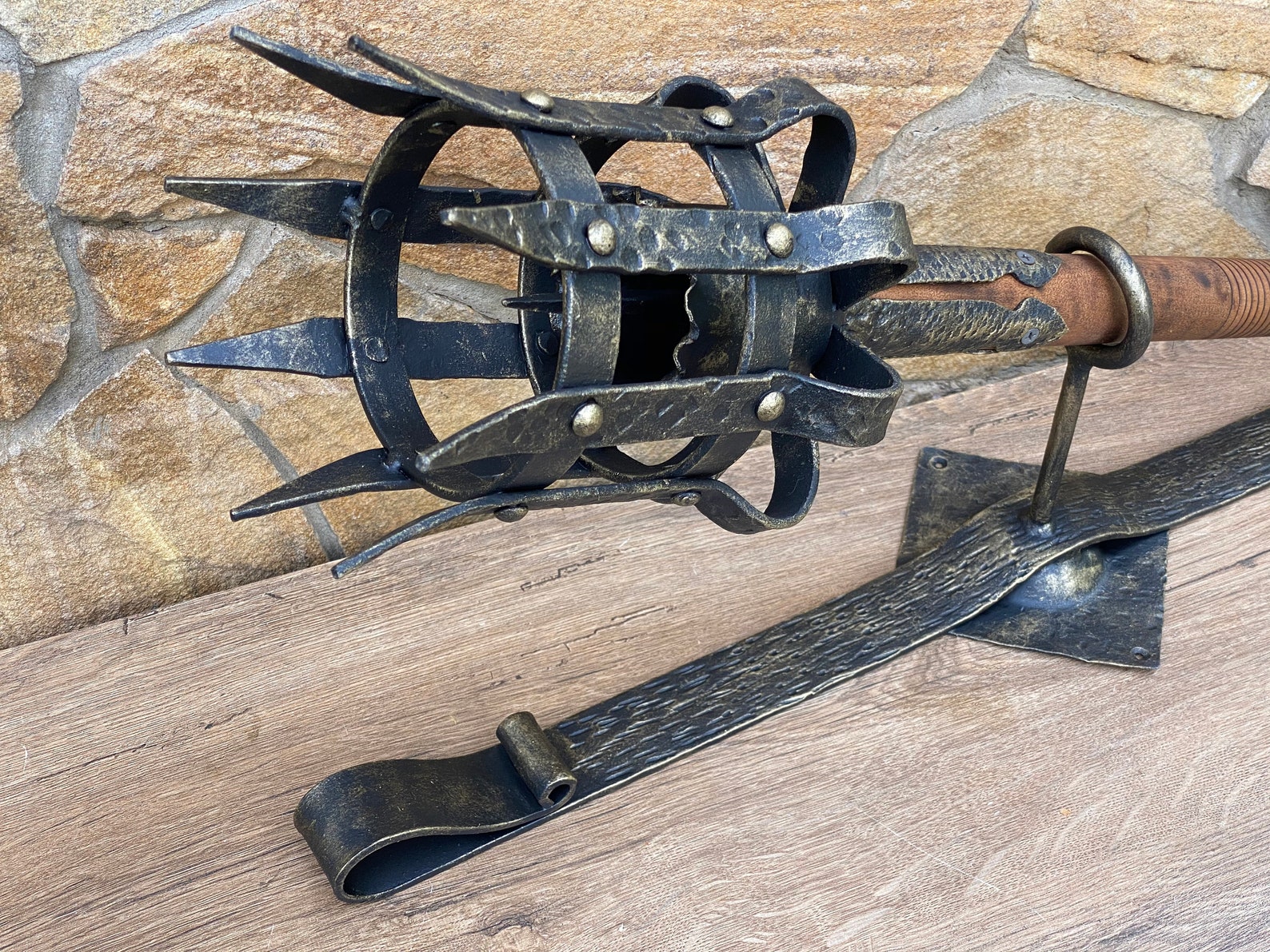 Torch, Medieval Torch, Fire Torch, Torch Candle Holder, Wall Torch ...