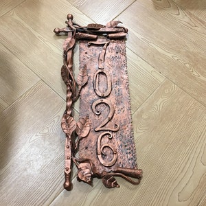 House Number Sign, House Number Plaque, Address Plaque, Address Sign ...