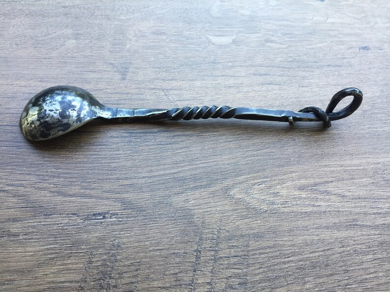 Viking Spoon Medieval Cutlery Hand Forged Spoon Rustic - Etsy