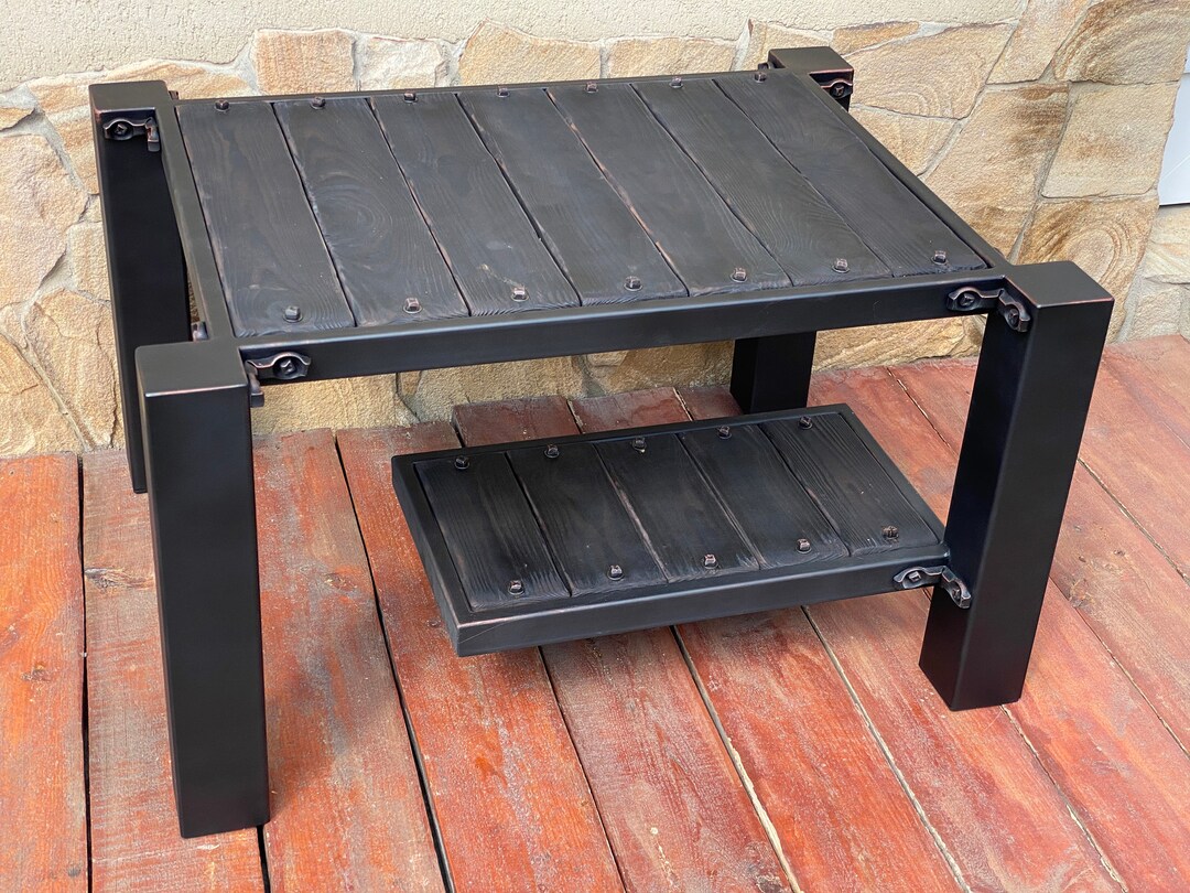 Hand Forged Table, Steampunk Table, Loft Table, Loft Forging, Garden ...