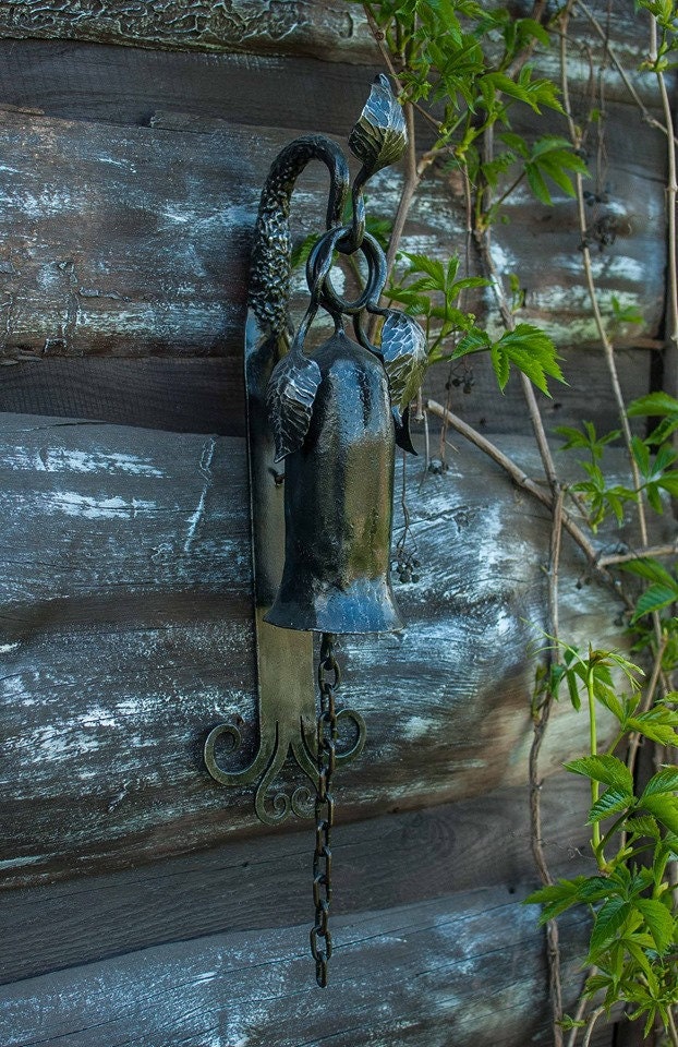 Hand Forged Bell Bell Christmas Medieval Middle Ages Iron - Etsy