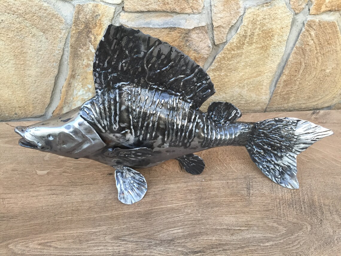 Metal Fish Hand Forged Fish Fish Artwork Custom Fish Fish - Etsy