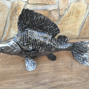 Metal Fish, Hand Forged Fish, Fish Artwork, Custom Fish, Fish Figurine ...
