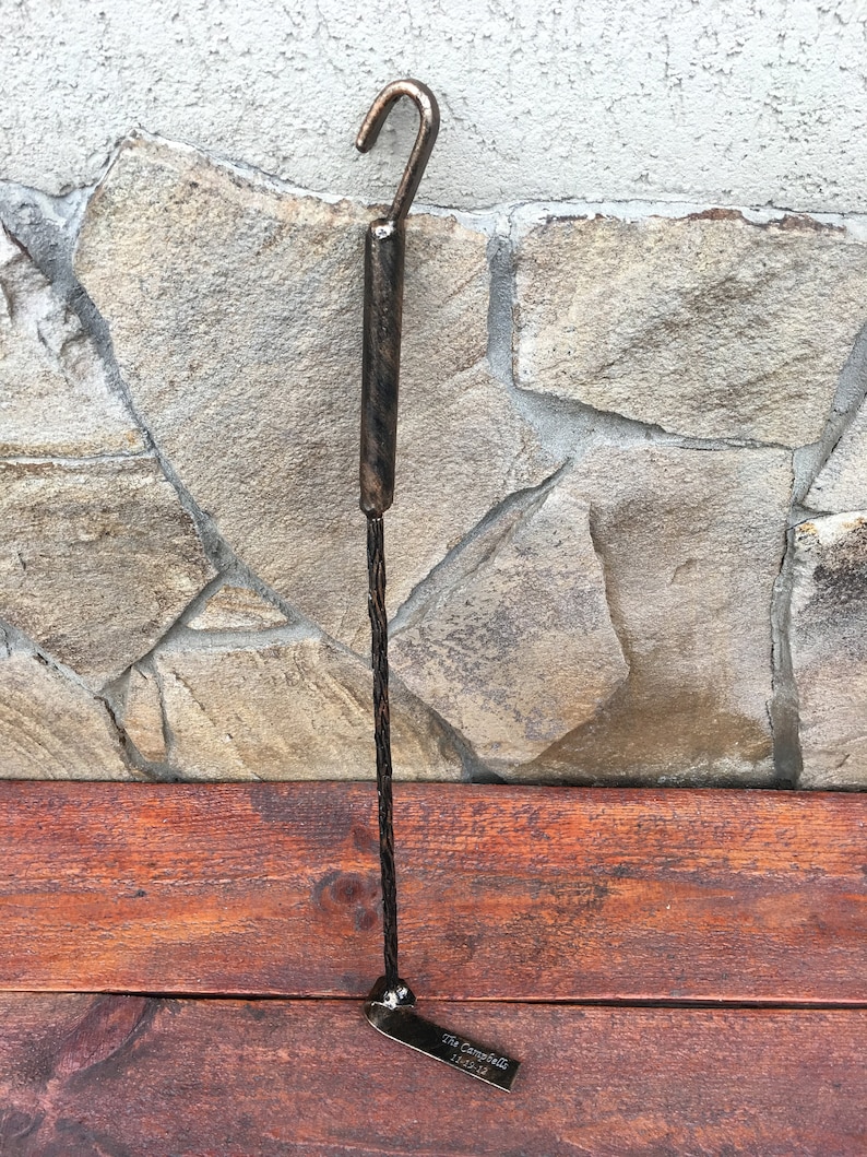 Fire Poker Hand Forged Fire Poker Fireplace Fireside - Etsy