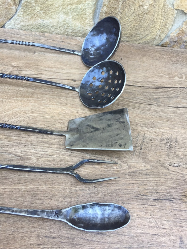 Medieval Cutlery Ladle Ladle Water Dipper Spatula Fork | Etsy