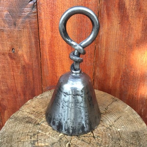 Hand Forged Bell, Handmade Bell, Wrought Iron Bell, Metal Bell, Iron ...