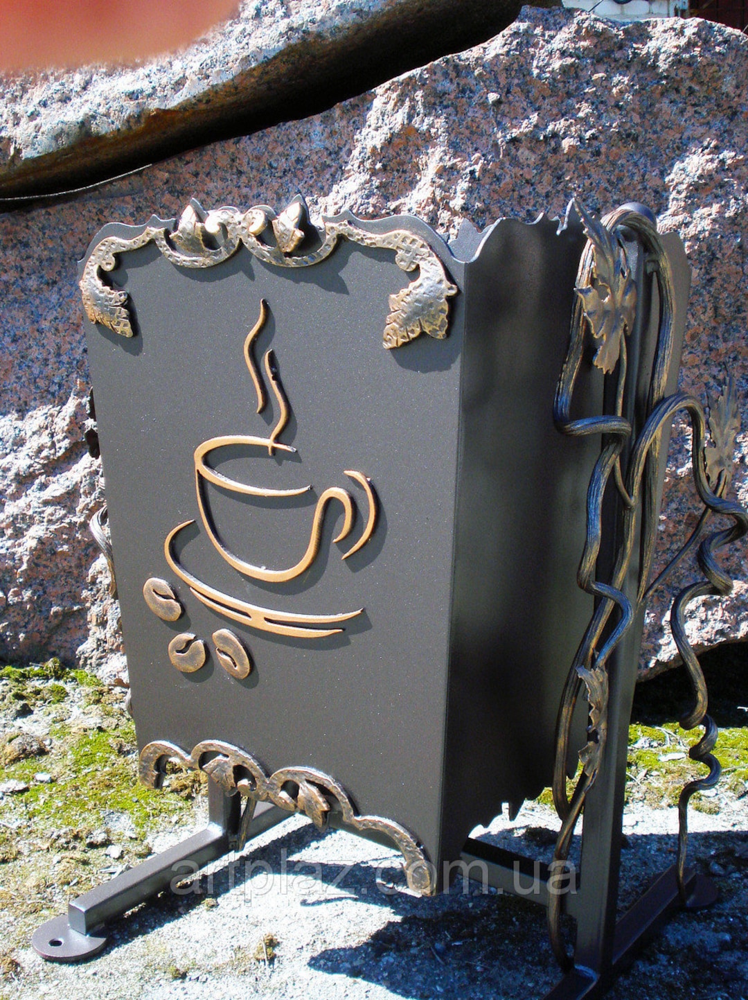 Garbage Can, Coffee Bar Decor, Garbage Bin, Trash Can, Trash Bin, Waste ...