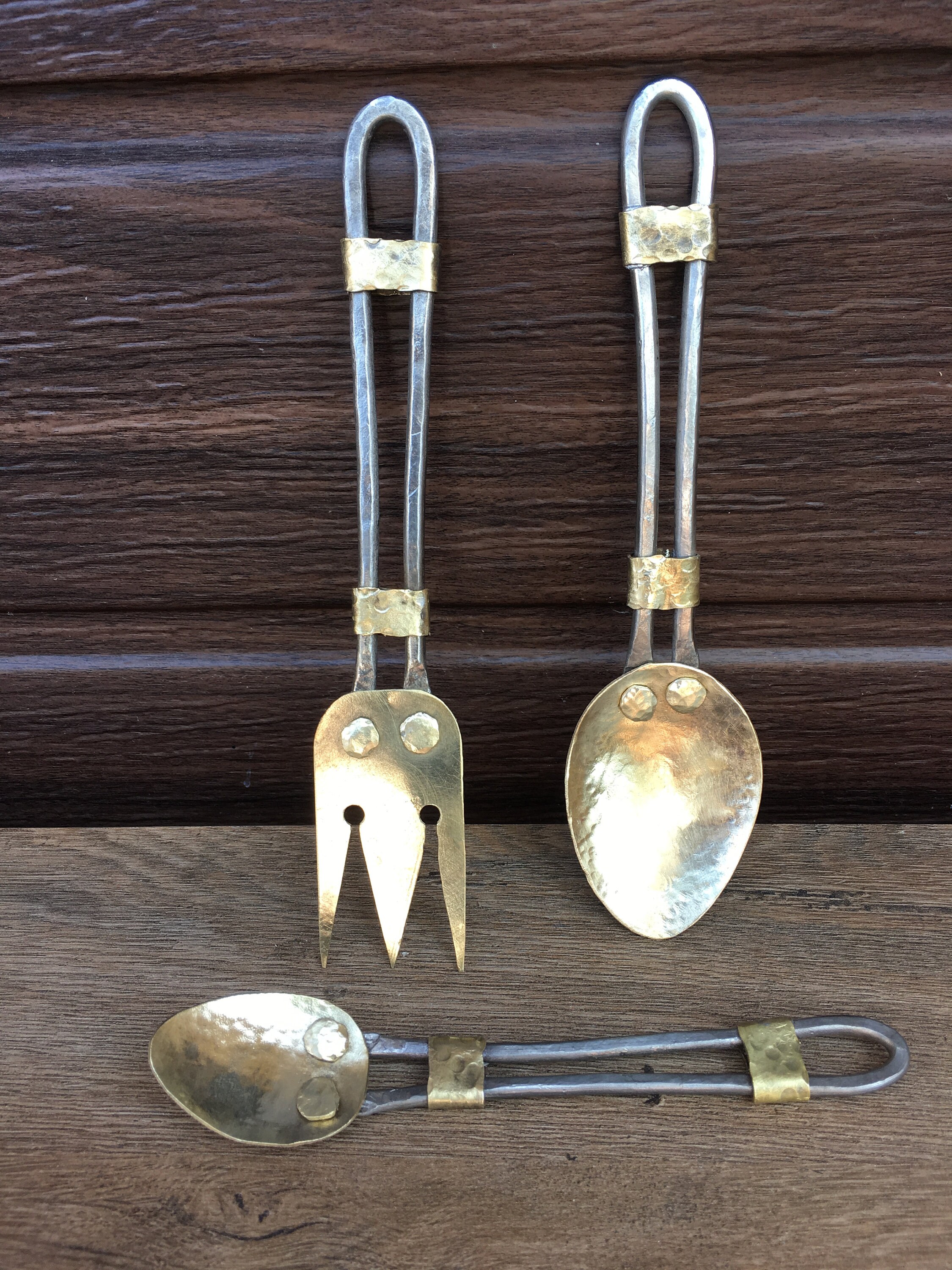 Bronze cutlery bronze anniversary bronze gift antique | Etsy