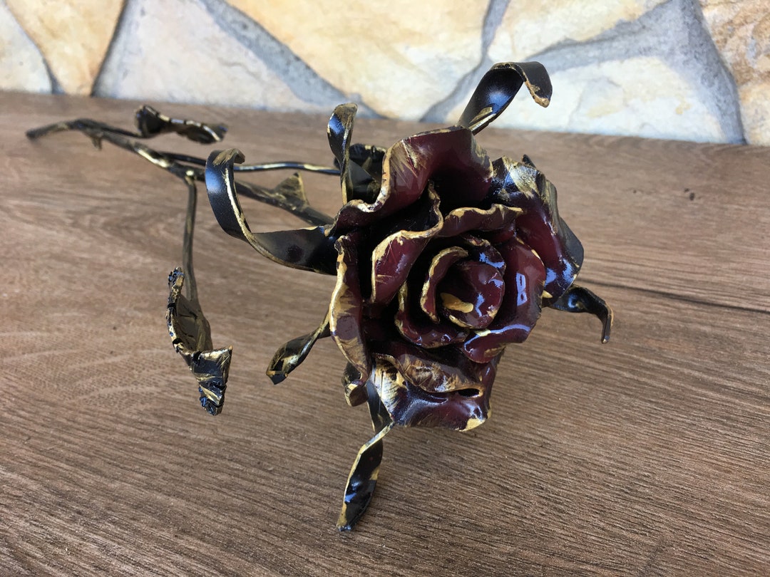 Iron Rose, Iron Gift for Her, Iron Anniversary Gift, Iron Gifts, Mother ...