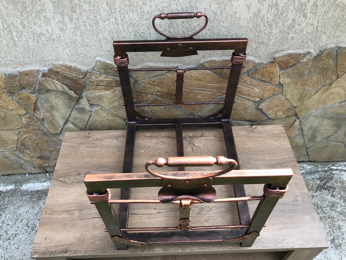 Log rack medieval tools log holder ancient decor medieval | Etsy