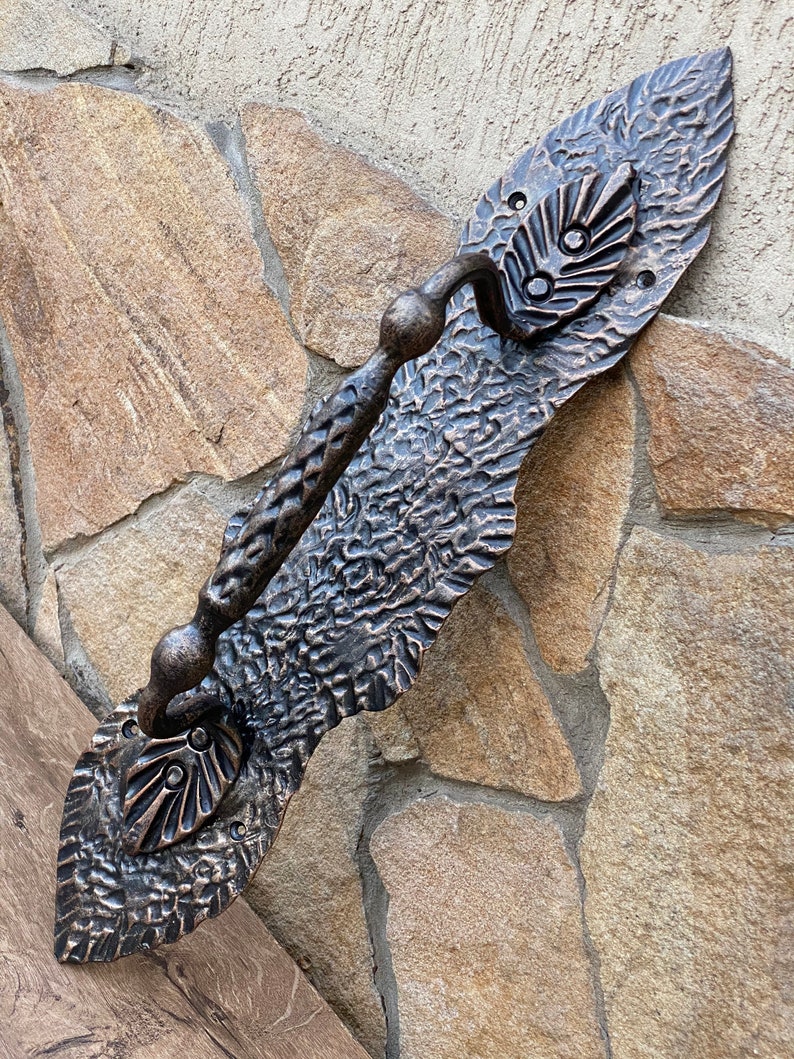 Door Handle Door Accessory Hand Forged Door Handle Barn - Etsy