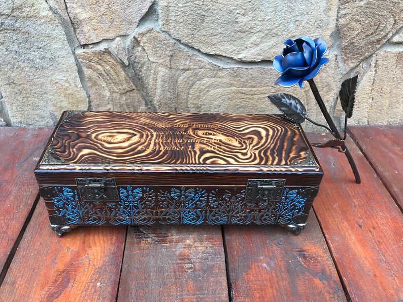 Steel Gift Steel Anniversary Gift 11th Anniversary Wooden - Etsy