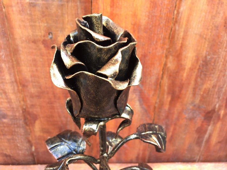 Iron Rose, Metal Rose, Steel Rose, Wedding Anniversary, Anniversary ...