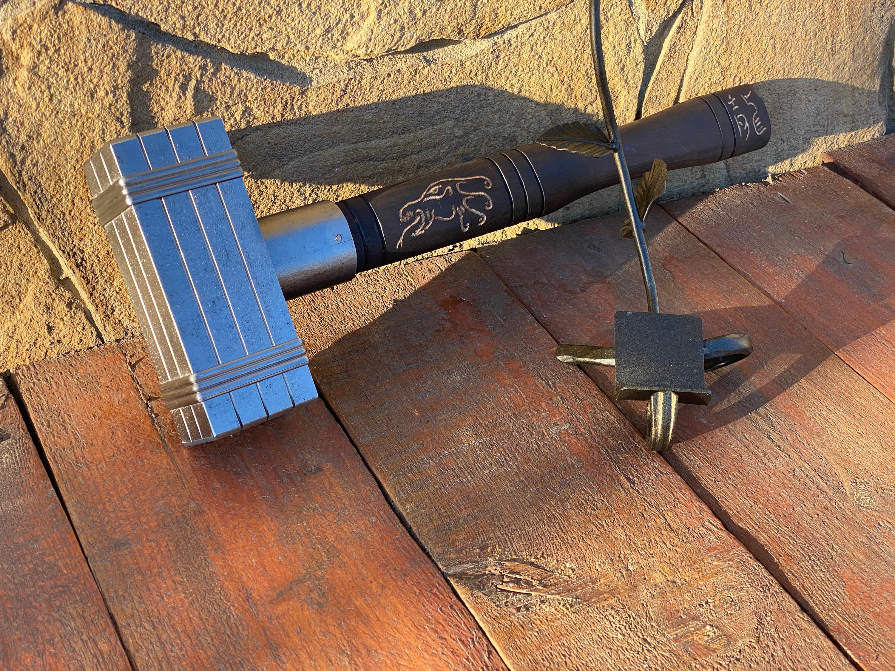 Viking Axe Hand Forged Hammer Thor Hammer Decorative | Etsy