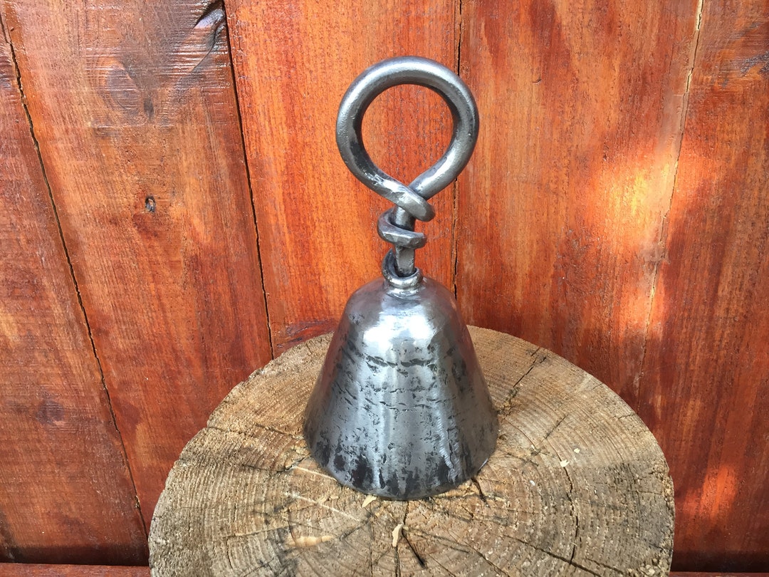 Hand Forged Bell, Handmade Bell, Wrought Iron Bell, Metal Bell, Iron ...