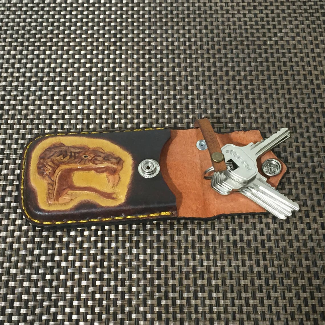 Engraved Leather Key Holder Leather Key Chain Leather - Etsy