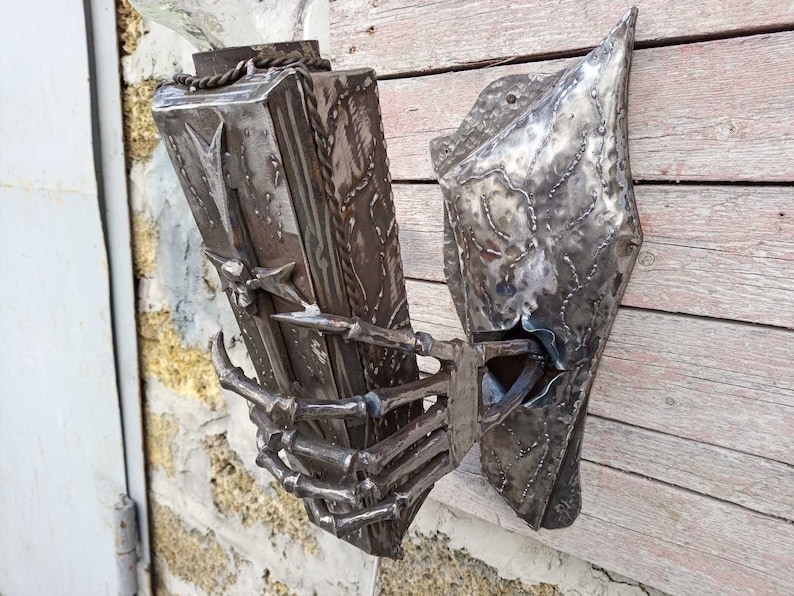 Skull Sconce Horror Light Wall Sconce Scary Coffin - Etsy