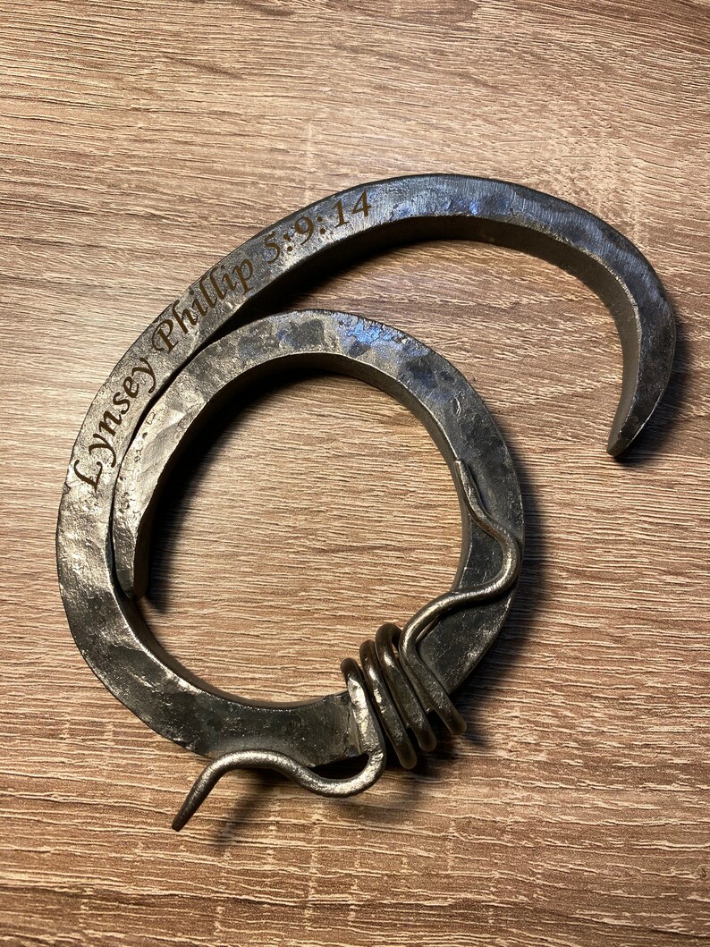 Hand Forged Six Forged Gifts Iron Six Metal Six 6th | Etsy