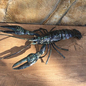 Crawfish, Crayfish, Crustacean, Metal Sculpture, Metal Figurine,metal ...