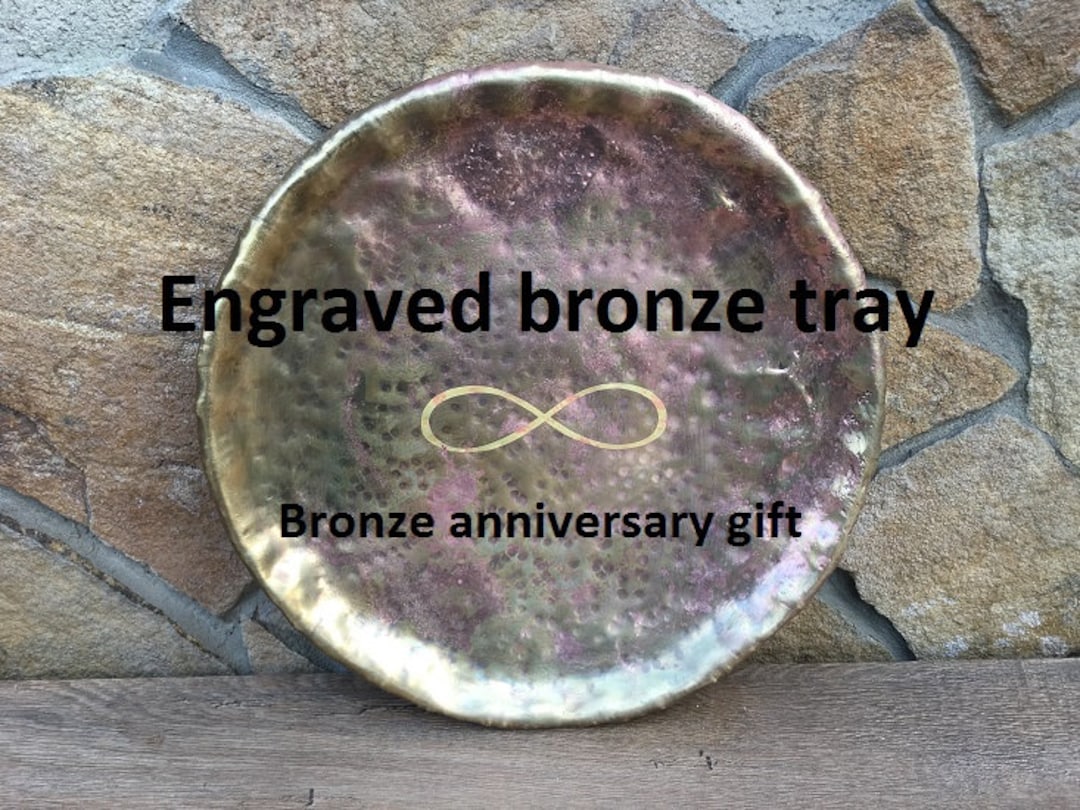 Bronze Tray, Bronze Plate, Bronze Gift, Bronze Gift for Him, Bronze ...