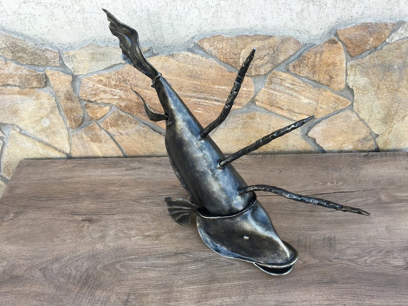 Hand Forged Fish Metal Fish Fish Artwork Custom Fish Fish | Etsy