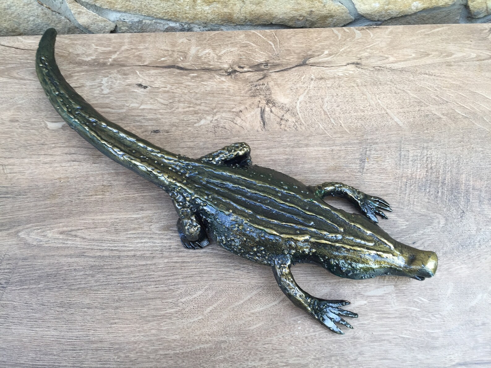 Hand Forged Crocodile Crocodile Figure Crocodile Gifts - Etsy